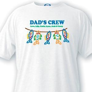 Personalized Dad T-Shirts - Dad's Crew DG Custom Graphics