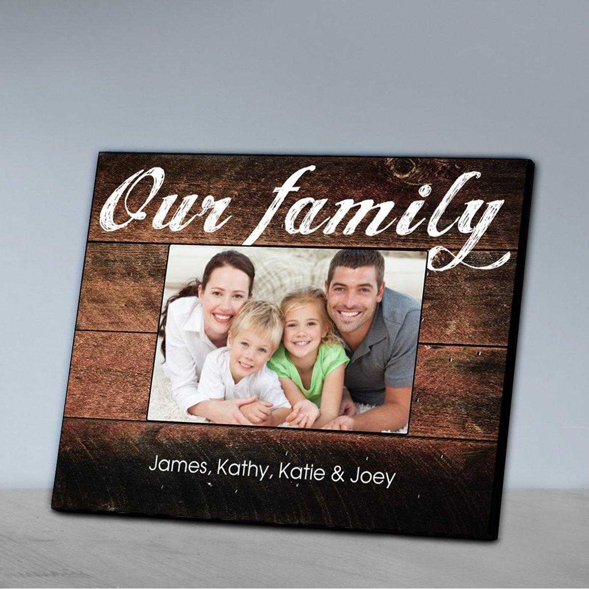 Personalized Family Picture Frame - All DG Custom Graphics