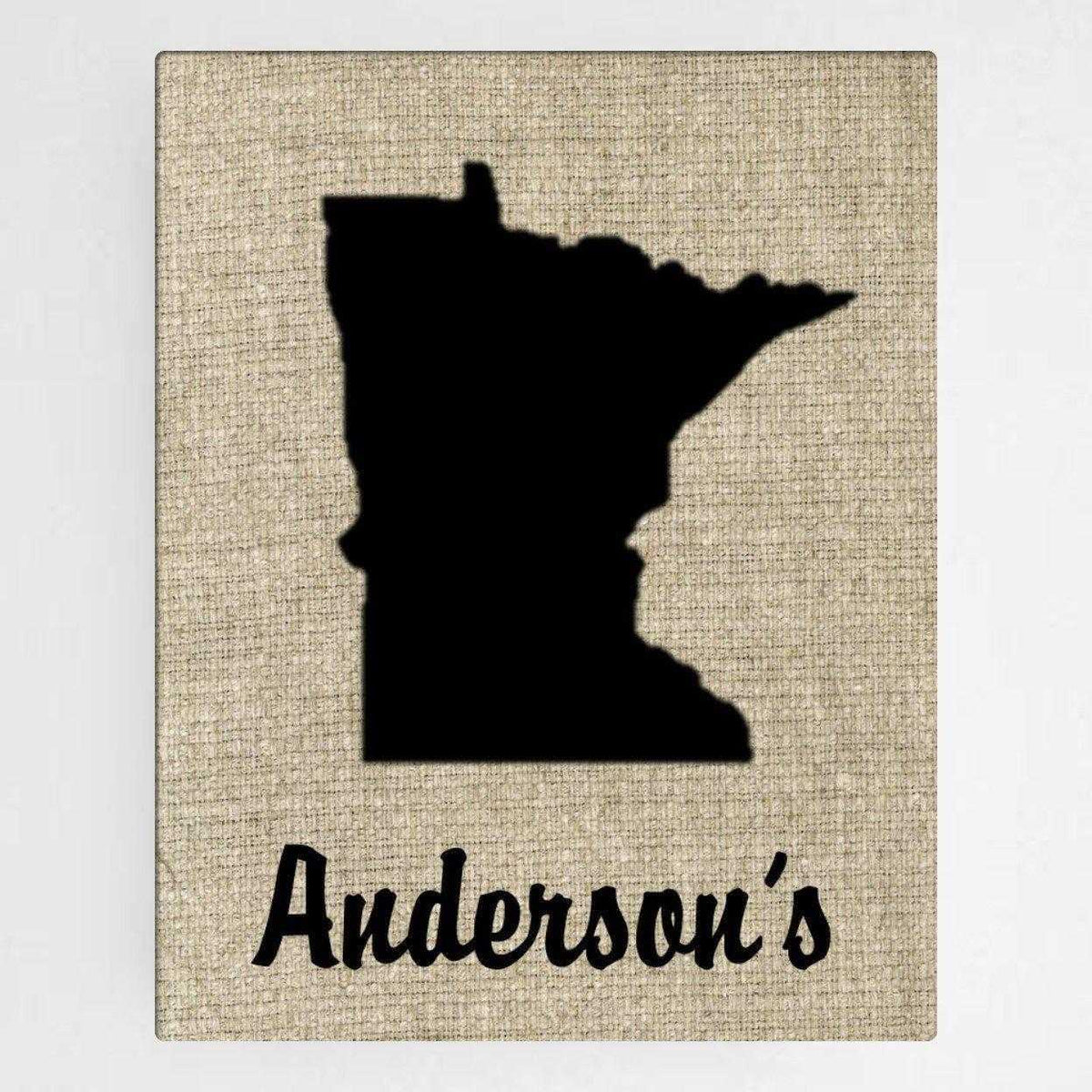 Personalized Country Home State Canvas Sign DG Custom Graphics