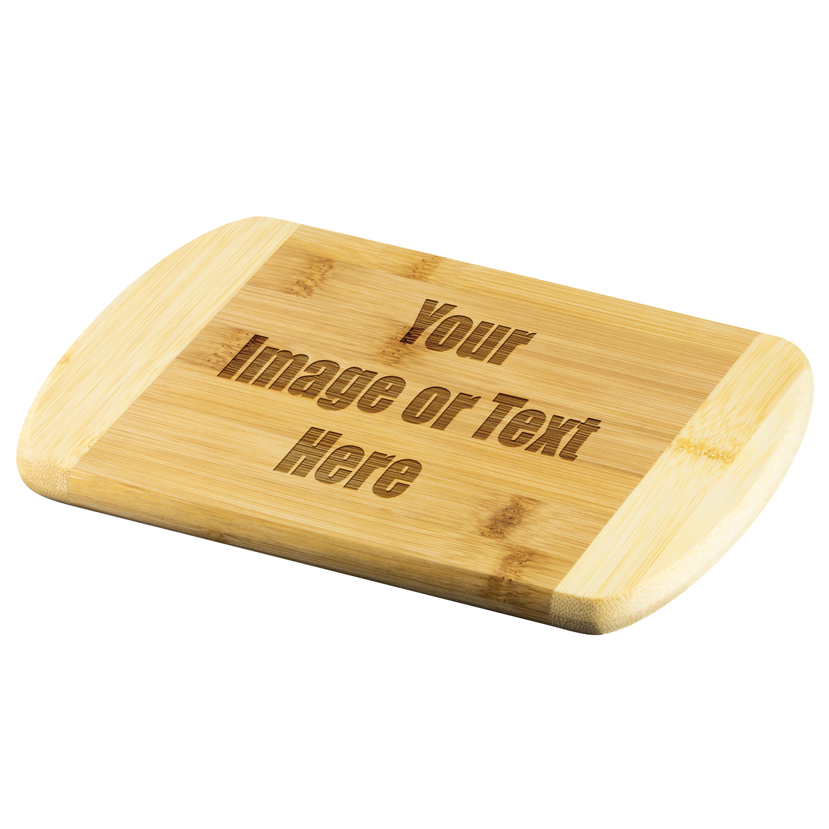 Personalized Round Edge Wood Cutting Board DG Custom Graphics