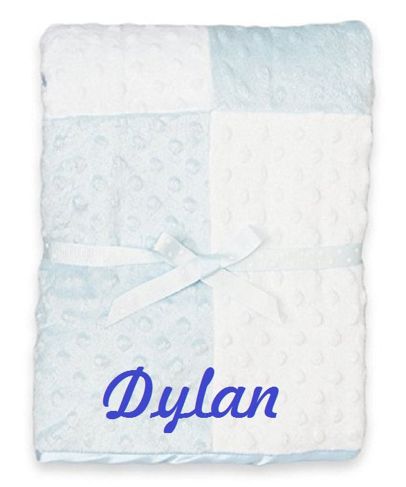 Custom Personalized Monogrammed/embroidered Baby Blanket DG Custom Gra ...